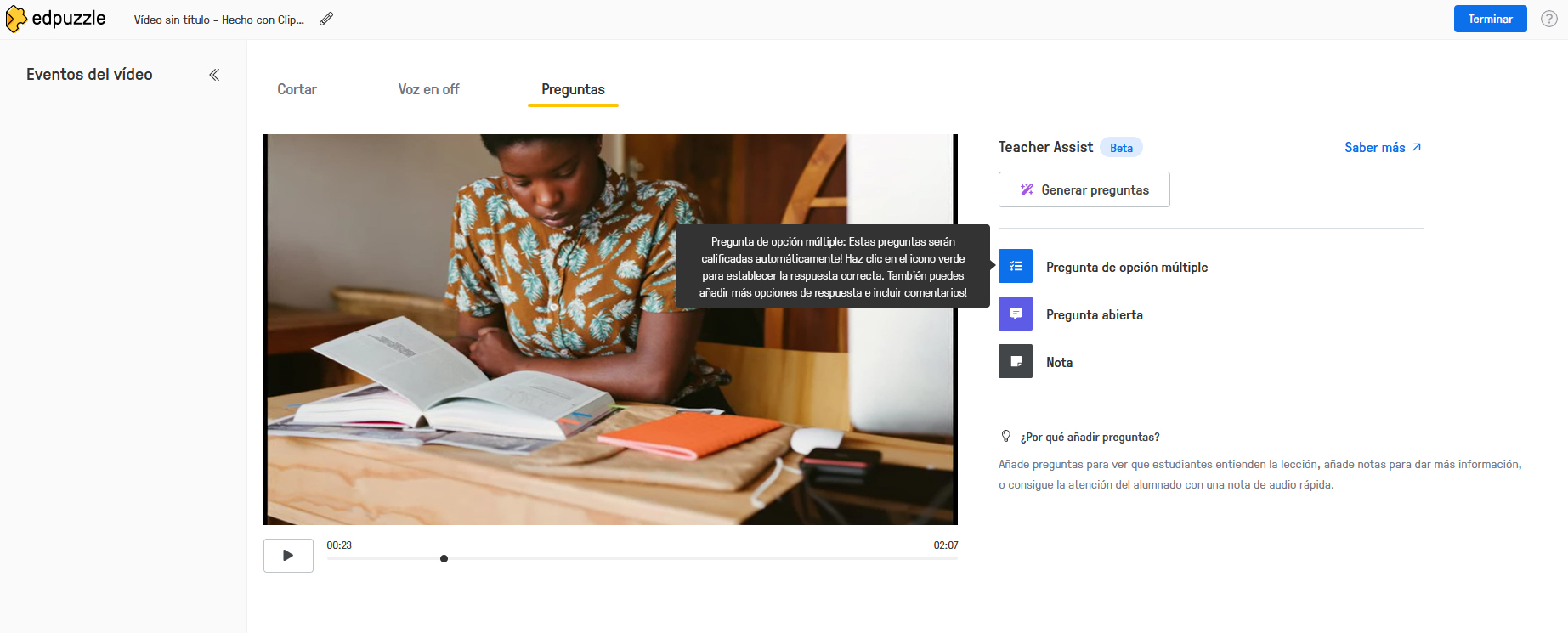 EdPuzzle | ADIGITAL | UPV
