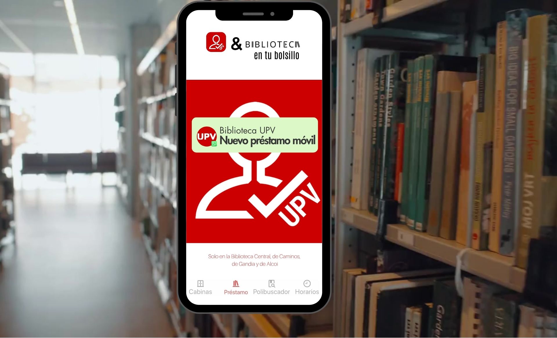 Préstamo de libros y revistas | ABDC | UPV