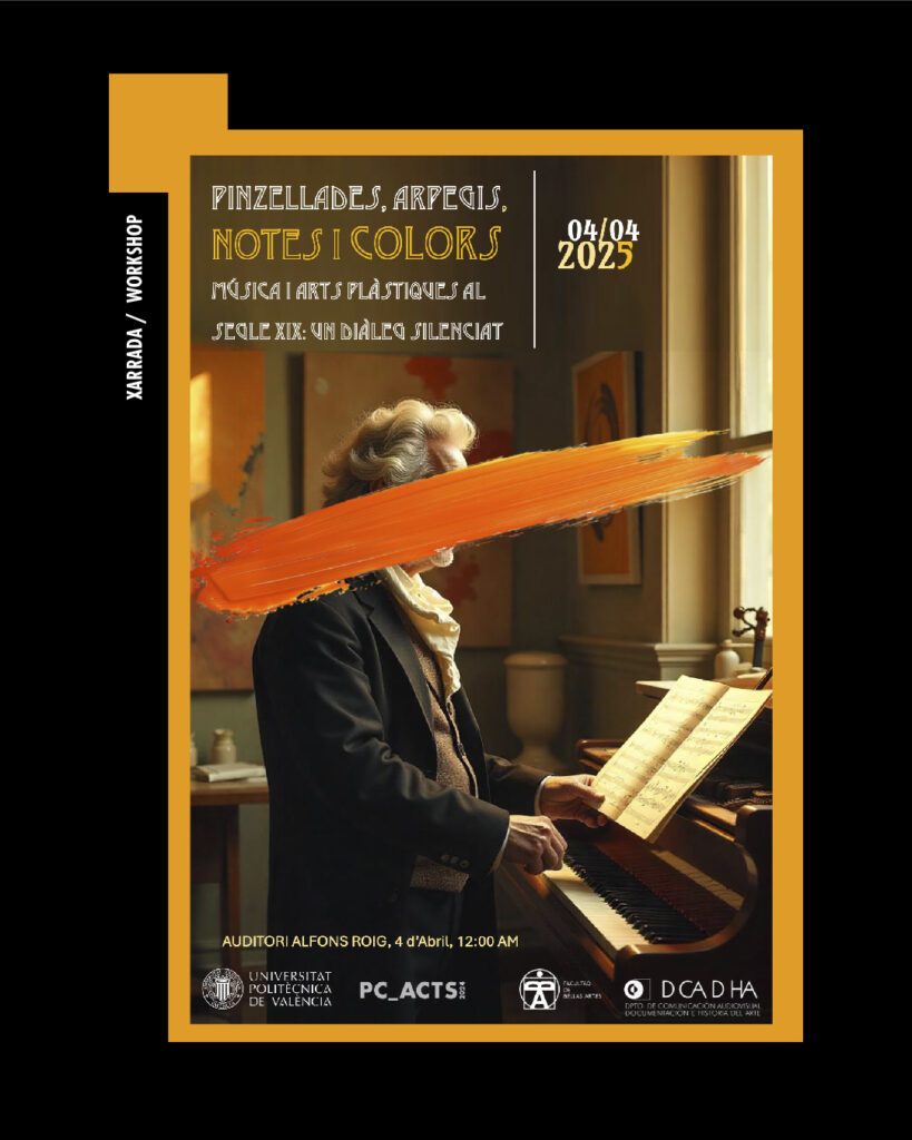 Brushstrokes, arpeggios, notes and colors. Music and plastic arts in ...