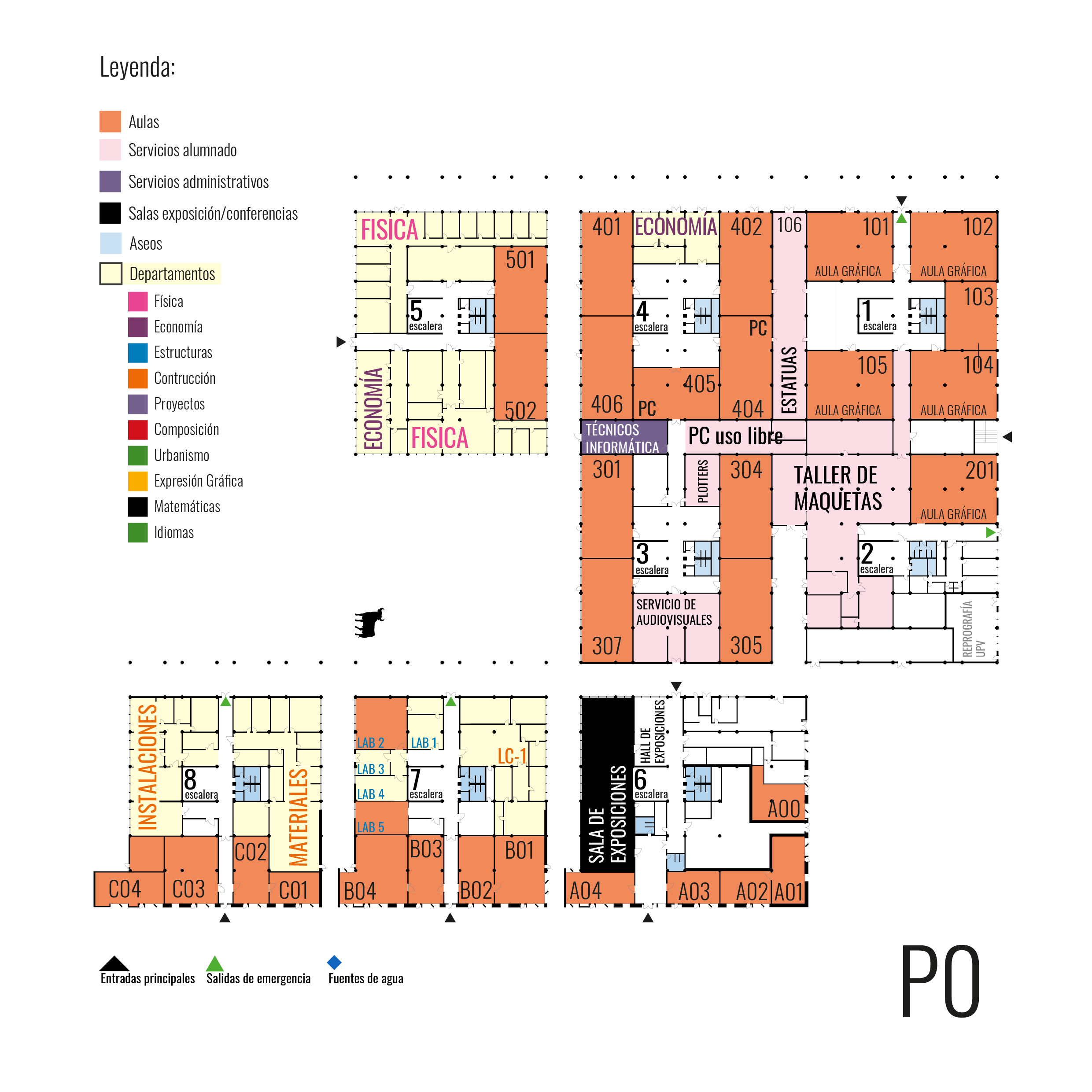 Localización y planos | ETSA | UPV