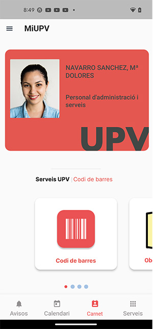 Noticia UPV: La aplicación MiUPV renueva sus funcionalidades para toda ...